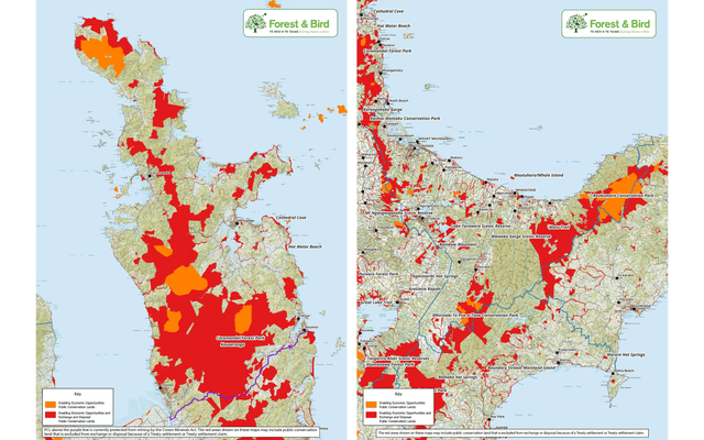 Maps reveal where conservation land could be sold off after government ...