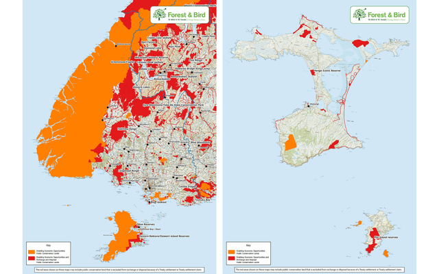 Maps reveal where conservation land could be sold off after government ...